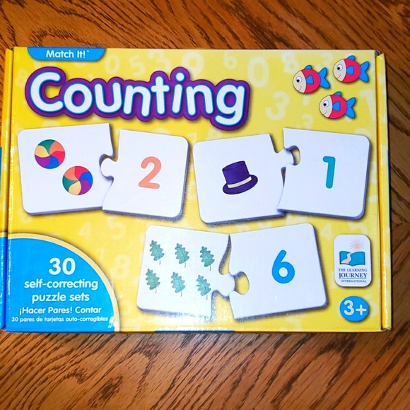 Learning Journey | Toys | 4 Pc Matchit Counting 20 Puzzles Preschool ...